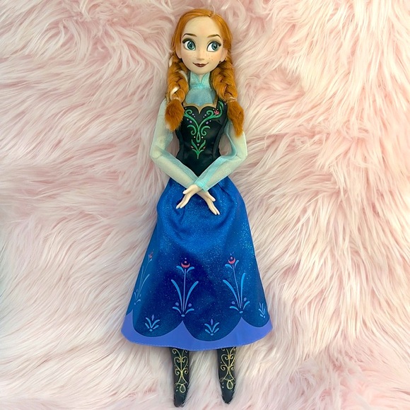 Disney | Toys | Disneys Frozen Anna Singing Princess Doll | Poshmark